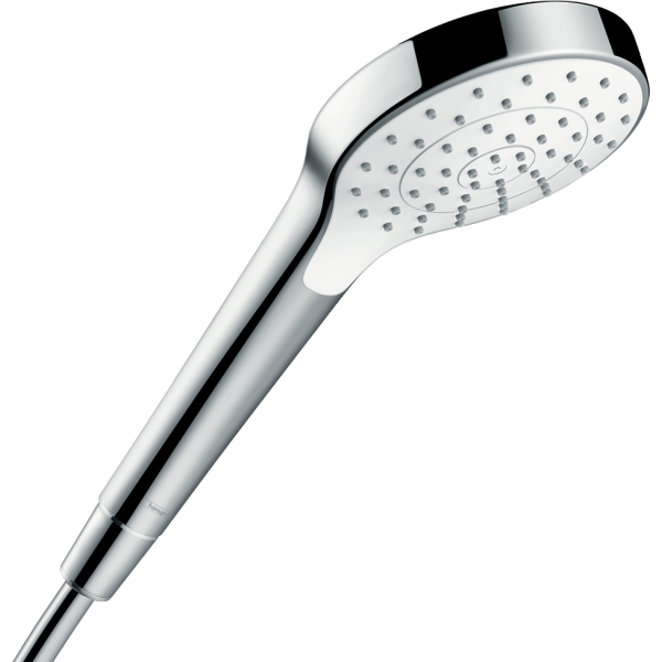 Купить Ручной душ Hansgrohe Croma Select S 1jet 26804400, белый/хром по ...