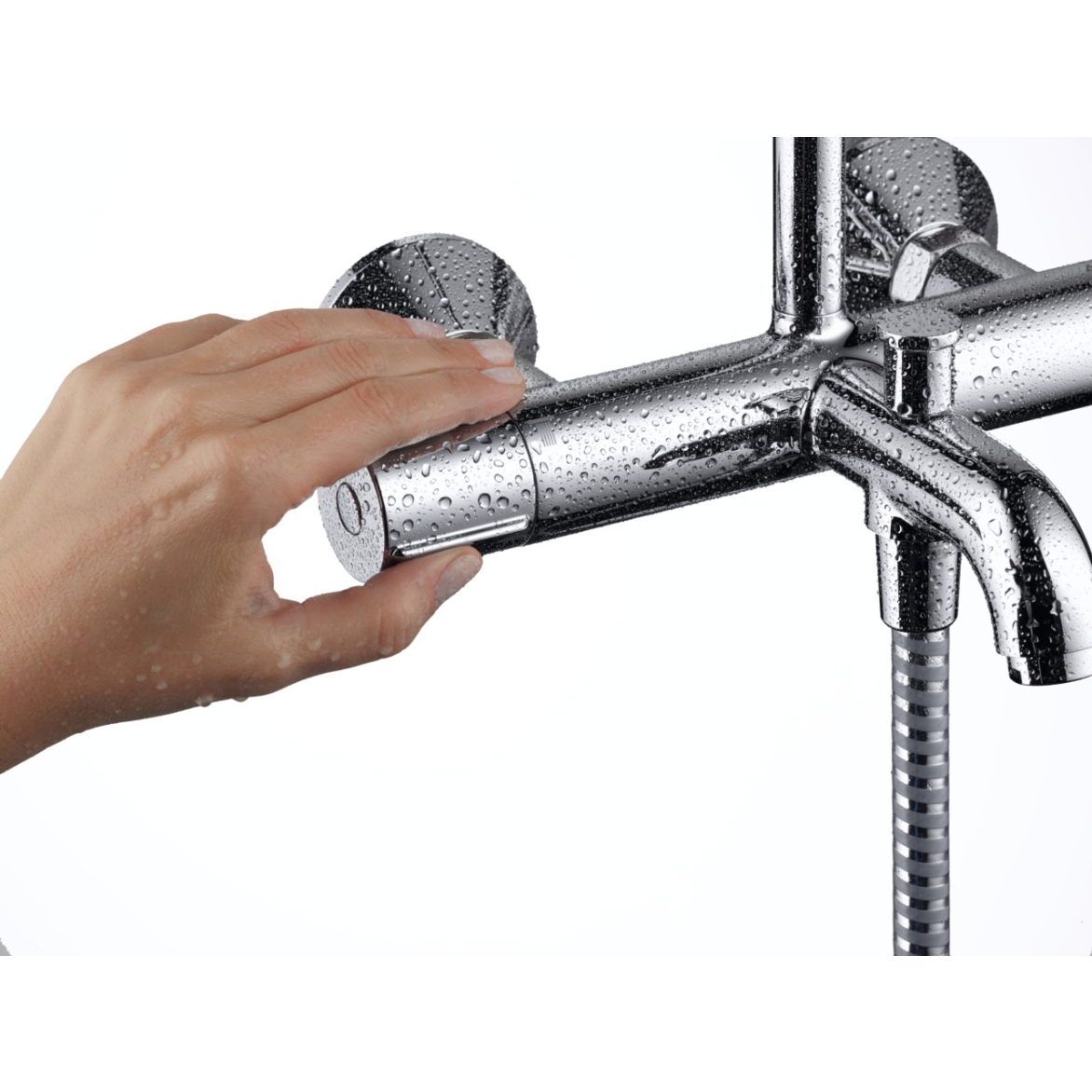 Купить Душевая система hansgrohe Vernis Shape 230 1jet с термостатом ...